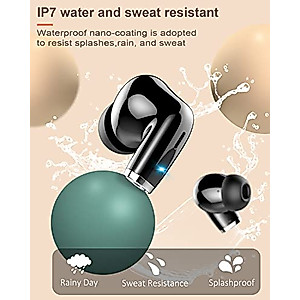 Wireless Earbud, Bluetooth 5.3 Headphones with ENC HD Mic, Bluetooth Earphones with Deep Bass, Bluetooth Earbud in Ear Noise Cancelling, 40H Wireless Headphones IP7 Waterproof Ear Buds[2022 Upgrade]