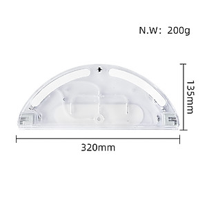 PLANTKA Water Tank, Mop Cloth, Compatible for Mova L600 /Z500, Vacuum Cleaner part(Set 1)