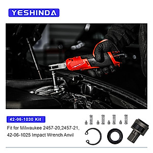 YESHINDA 3/8 inch 42-06-1030 Ratchet Head Anvil Repair Kit Fit for Milwaukee 2457-20,2457-21 M12 Spanner-Tool