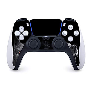 ITS A Skin Skins Compatible with Sony Playstation 5 Console Disc Edition - Protective Decal Overlay Stickers wrap Cover - Angry Wolves Pack Howling