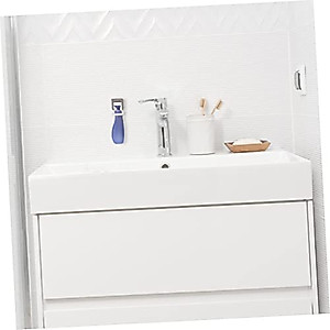 Cabilock 6 Pcs Shower Gel Holder Body Wash Container Hanging Storage Shelves Trace-free Storage Holders Punch-free Detergent Holders No Trace No Trace Stickers Shampoo Rack Shampoo Holders