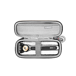 RLSOCO Hard Case Compatible With Gillette Labs Heated Razor/mach 5 razor & Leaf Razor (Small Size for Razor Body)