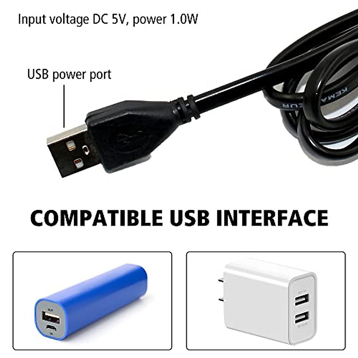 MiOYOOW LED Aquarium Light, Colorful Submersible LED Light Waterproof USB Underwater Light for Aquarium Fish Tank