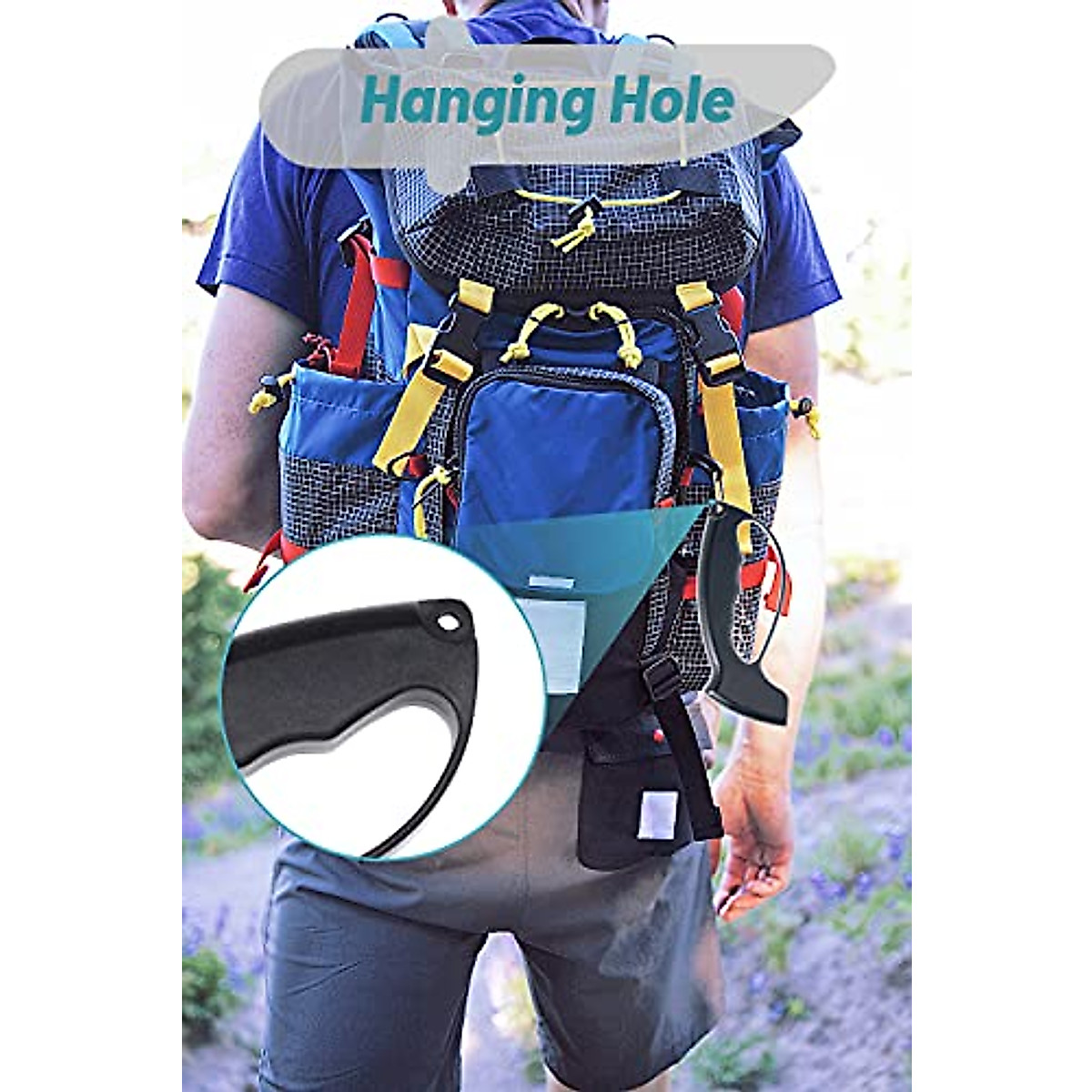 Axe & Machete Knife Sharpener, Handheld Knife & Tool Sharpener, Professional Sharpening Ulu Knife Axe Hatchet Machete, Restore, Repairs & Hone Serrated Blades, Cutting Tools, Cleavers, (Black)