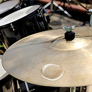 MOTZU 30 Pieces Drum Dampeners Gel Pads Blue Resonance Pads Silicone Drum Silencers Dampening Sticky Mats Non-toxic Soft Damper for Drums Tone Control Drum Muffling Drummer Drum kit Percussion