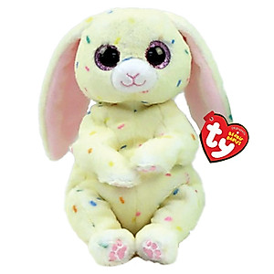 TY Spring - Cream Colored Easter Bunny - 6"