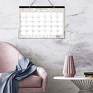 Desk Calendar 2025 - Monthly 2025 Desk Calendar, 12'' x 16.8", JAN 2025 - DEC 2025, 18 Monthly Wall Calendar, Large Ruled Blocks, Perfect for Planning and Organizing Your Home or Office
