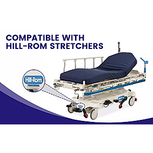 Medtrica Economy Line Stretcher/Gurney Replacement Mattress with Vinyl Cover - Fits Stryker and Hill-ROM Stretchers and Gurneys