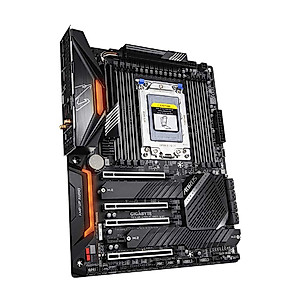 GIGABYTE TRX40 AORUS PRO WiFi (sTRX/AMD/TRX40/Fins-Array Heatsink/12+2 Phases Infineon Digital VRM/3x PCIe 4.0x4 M.2/Intel WiFi 6/Intel GbE LAN/ATX/Motherboard)