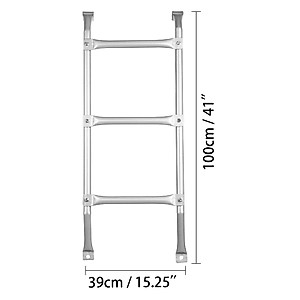 Happybuy Egress Ladder Basement 4 Steps Basement Egress Egress Window Ladder Loft Ladder Window Well Ladder Attic Ladder Parts Escape Ladder Emergency Window Ladder Egress Well Egress Windows