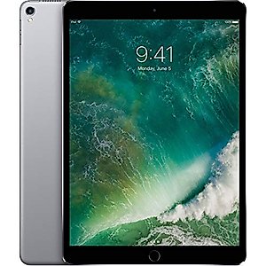 Apple iPad Pro 10.5in with ( Wi-Fi + Cellular ) - 64GB, Space Gray (Renewed)