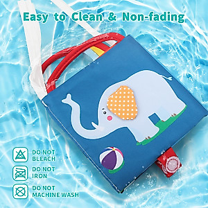 Joyfia Baby Toys 0-6 Months, High Contrast Baby Books 3-6 Months, Infant Folding Crinkle Touch Feel Cloth Book 6-18 Months, Sensory Tummy Time Toys Car Seat Stroller Toys Newborn Boy Girl Gift