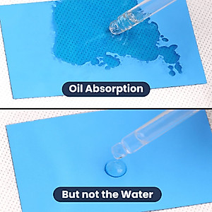 ROSELYNBOUTIQUE Oil Blotting Sheets for Face - Organic Premium Flexible Silky Blotting Sheets Instant Oil-Absorbing Remove Excess Oil & Shine Oil Control Films (50)