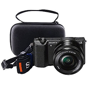 WERJIA Hard Carrying Case Compatible with Sony Alpha ZV-E10/ZV-E10L Mirrorless Digital Camera，Fit 16-50mm Lens(CASE ONLY)