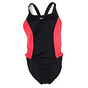 Nike Women's Standard Color Surge Powerback One Piece Swimsuit (as1, Alpha, m, Regular, Regular, Bright Crimson)