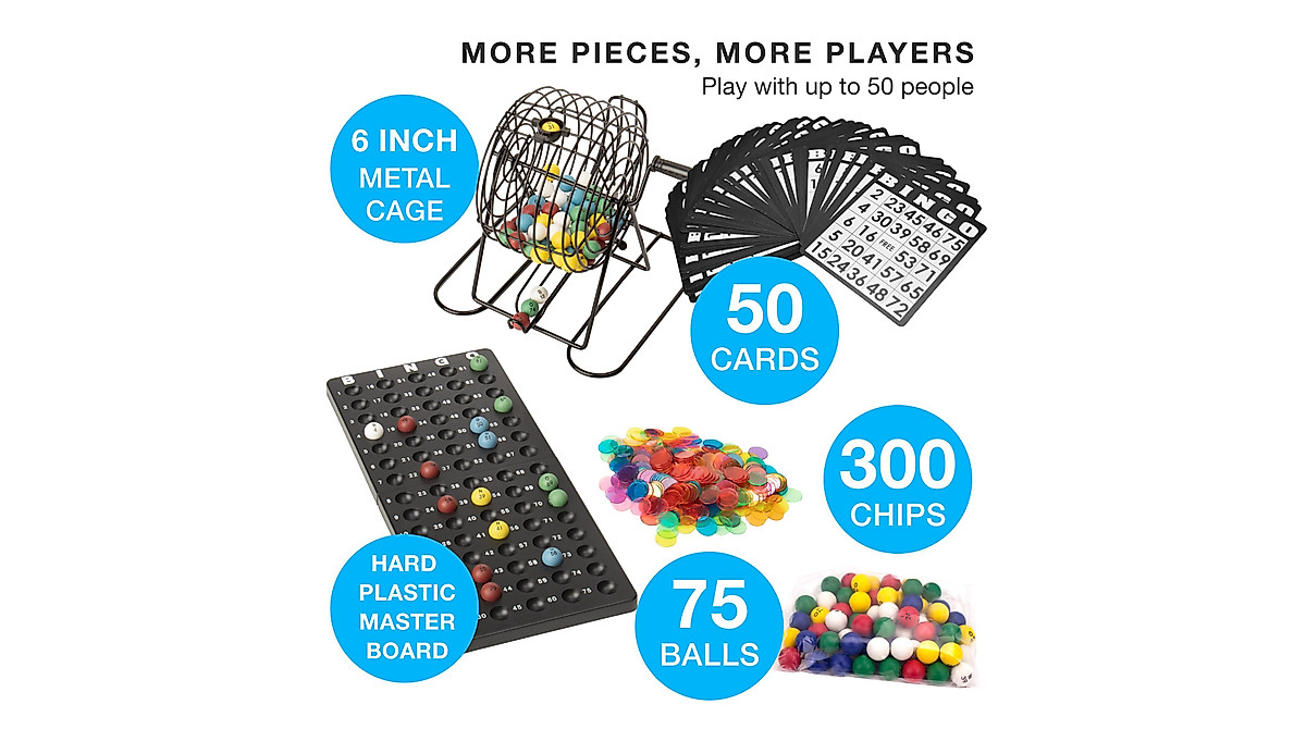 Royal Bingo Supplies Deluxe Bingo Set for Large Groups and Parties