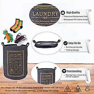 Hearyone Laundry Hamper 19in (L) (Denim)