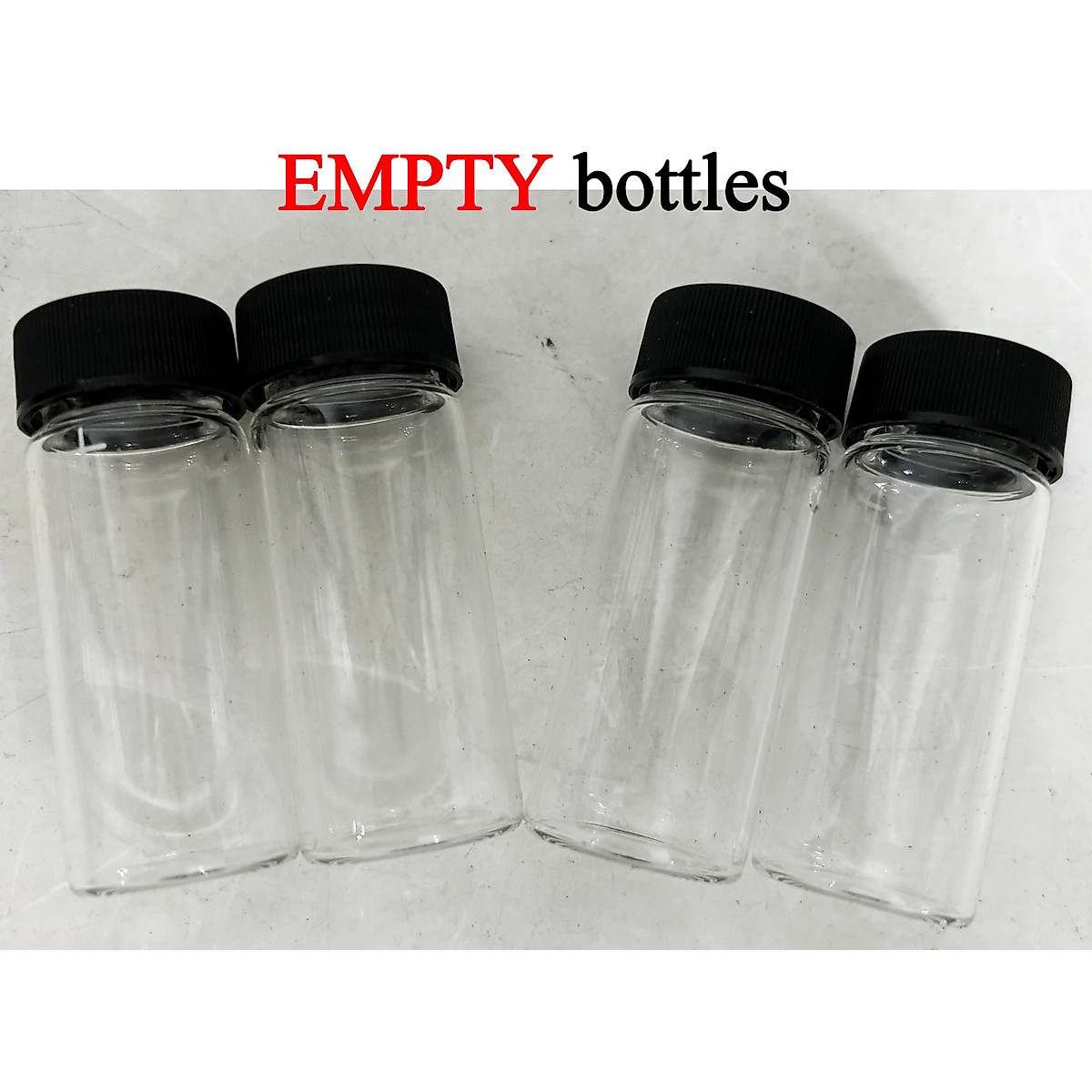 HFBTE Turbidity Meter Solution Bottles 4 Sample Bottles (Two Sets) Turbidity Meter Bottles Turbidimeter Sample Bottles Turbidity Sample Test Tubes for SGZ Series