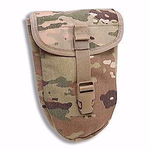 Genuine Issue MOLLE II Entrenching Tool Cover, GI OCP Scorpion, Heavy Duty Nylon E-Tool Shovel Cover, Made in USA