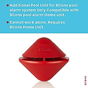 Multi BCone Smart Floating Pool Safety Alarm System + Additional Pool Unit, Compatible with Alexa and Google Assistant, Wi-Fi Connectivity, App Control from Anywhere. Powerfully Loud Alarm