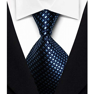 Wehug Lot 6 PCS Men's Tie Silk Tie Woven Necktie Jacquard Neck Ties Classic Ties For Men style030