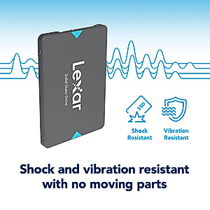 Lexar NQ100 240GB 2.5” SATA III Internal SSD, Solid State Drive, Up to 550MB/s Read (LNQ100X240G-RNNNU)