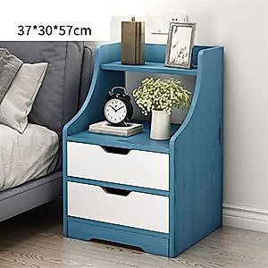 HIGOH Bedside Table Simple Bedside Cabinet Modern Bedside Cabinet Storage Cabinet Simple Bedroom Bedside Cabinet Small Cabinet