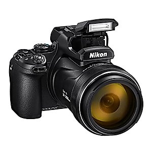 Nikon COOLPIX P1000 Digital Camera (Import Model) with Rechargeable Li-ion Battery, AC Adapter, USB Cable, Strap, Snap-On Front Lens Cap, Lens Hood