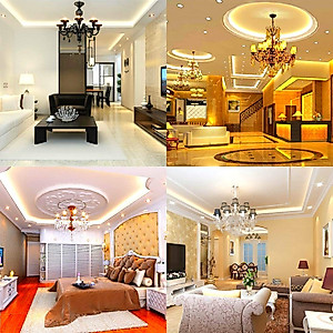 OPALRAY T8(T25) Mini Tube LED Bulb, 4W Dimmable, 400Lm 40W Incandescent Equivalent, Candelabra Bulb E12 Base, 2700K Warm White Soft Lighting, Clear Glass Small Tubular Tip, Pack of 5