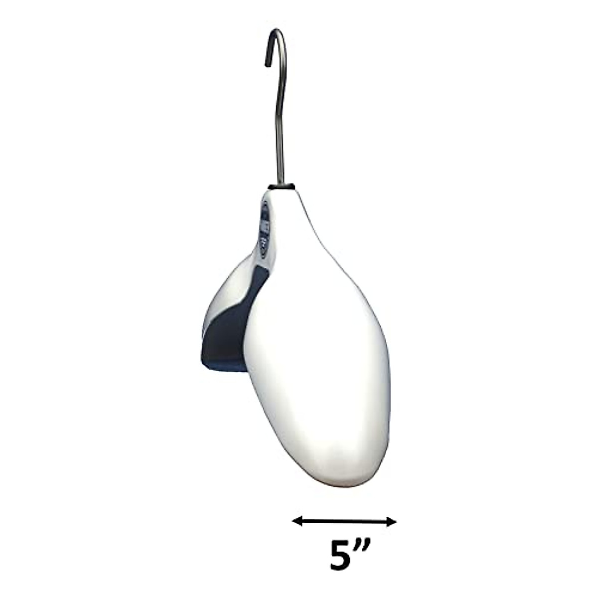 Suit Coat Hanger & Wardrobe Hanger 'Shoulder Saver' by BAKER HANGER - USA Made - 6 Inch Hook (White)