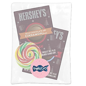 Easter Hot Chocolate Melting Balls with Mini Marshmallows, Individually Wrapped Cocoa Melts, Holiday Themed Dessert Drink,Basket Stuffer, Pack of 2 (Cinnamon Chip +Original)