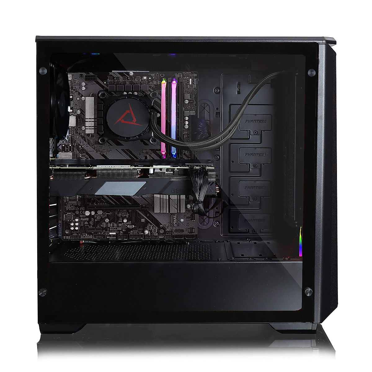 CLX Set Gaming Desktop w/Intel Core i9 10850K Processor, 32GB DDR4 Memory, GeForce RTX 3080 Graphics, 960 GB SSD, 4 TB HDD, WiFi, Windows 11 Home 64-bit, Black