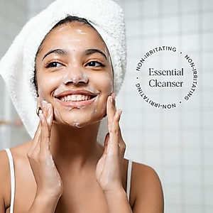 DRMTLGY Essential Facial Cleanser - Gentle Face Cleanser and Face Wash for Women and Men with Anti-Aging Peptides & Hyaluronic Acid