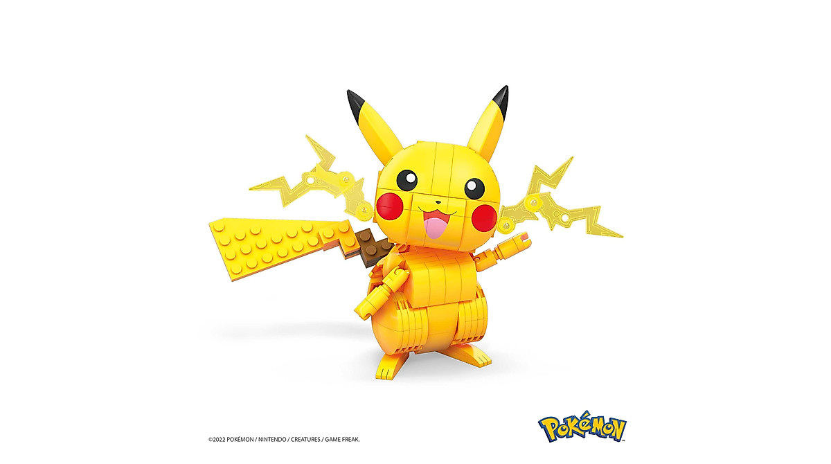 Build Pikachu with Mega 205-Piece Building Set