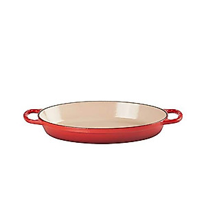 Le Creuset Enameled Cast Iron Signature Oval Baker, 1 qt. (9.5"), Cerise (Cherry