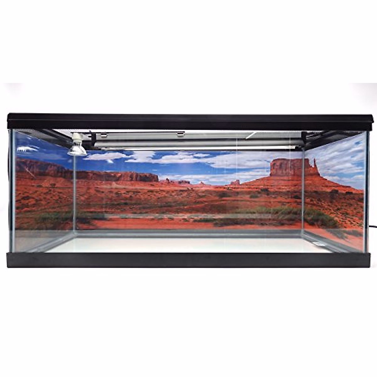 Reptile Habitat Background; Monument Valley Merrick Butte for 20L, 3-Sided Wraparound