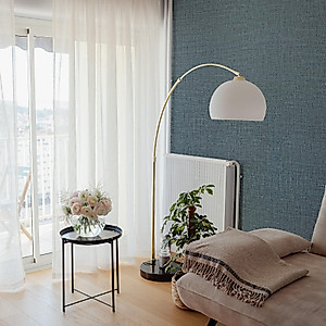 ZOWZOW Grasscloth Peel and Stick Wallpaper 15.7in X 78.7in, Linen Textured Contact Paper for Walls Bedroom Cabinets, Fabric Removable Vinyl Self-Adhesive Wallpaper