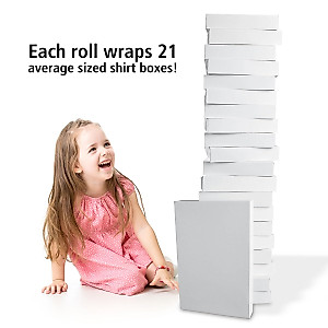 Current Under The Mistletoe Christmas Rolled Wrapping Paper - Premium Jumbo 23-Inch x 32-Foot Gift Wrap Roll, 61 Square Feet Total