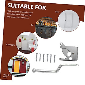 OSALADI Hidden Door Latch Gate Latch Pull Heavy Duty Gate Latches for Metal Fence Gate Locks for Wooden Gates