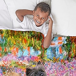 CafePress Garden/3 Cairn Terriers Throw Blanket Super Soft Fleece Plush Throw Blanket, 60"x50"