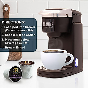 Dark Roast Coffee Variety Pack, 50ct. Solar Energy Produced Recyclable Single Serve Dark Roast Coffee Pods Variety Pack - 100% Arabica Coffee California Roasted, KCup Compatible