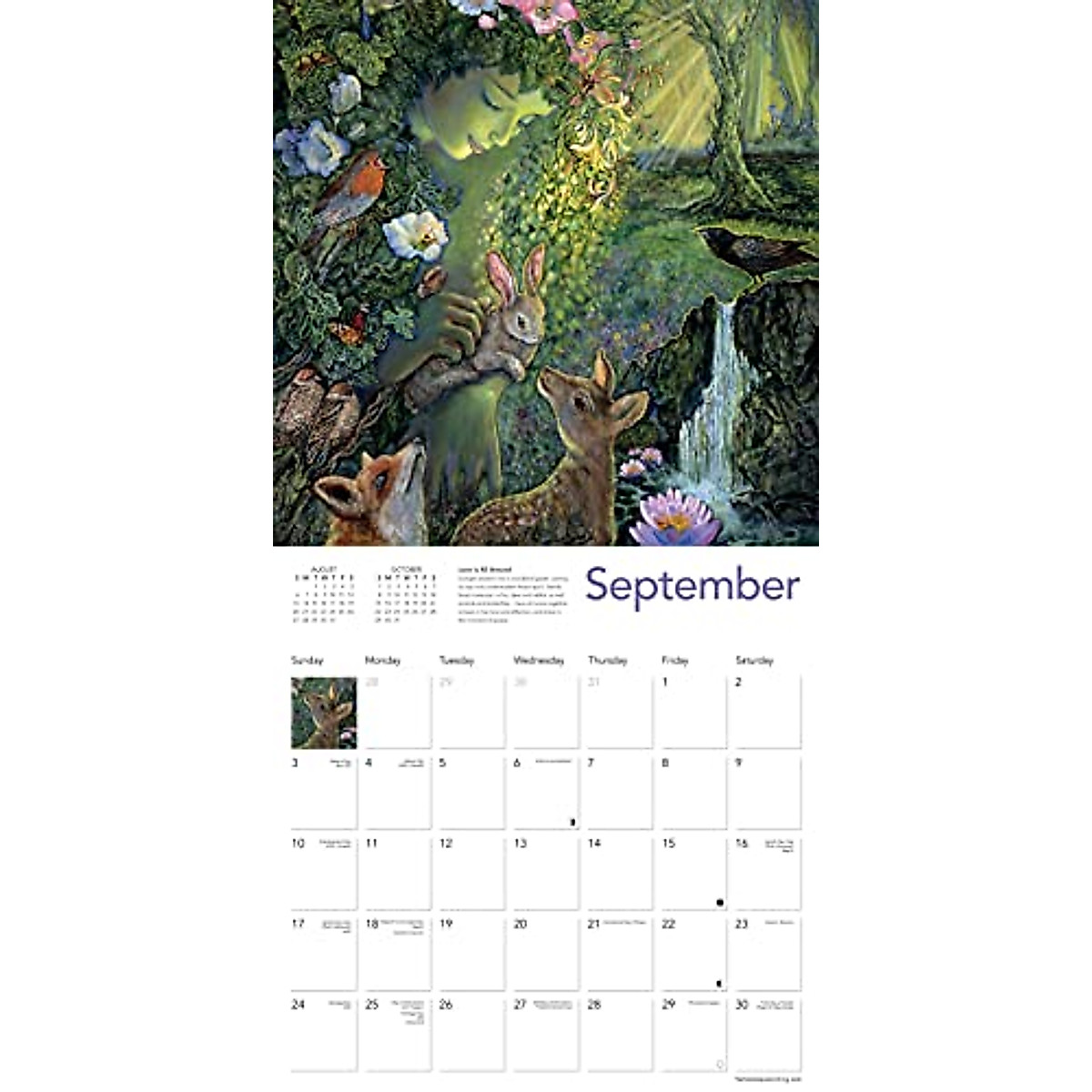 Celestial Journeys by Josephine Wall Wall Calendar 2023 (Art Calendar)