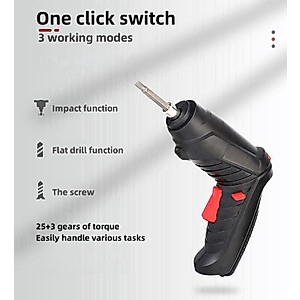 Wireless Rechargeable Electric Screwdriver, Multifunctional Precision Screwdriver Tool Set Of 14 Pieces, Torque 3.5~4.55, With LED Light And USB Charging Cable