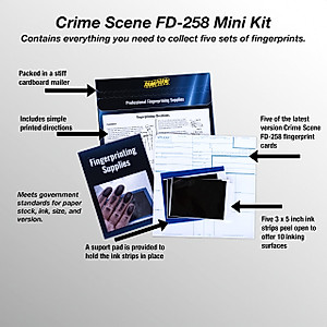 FD-258 Fingerprint Kit (Full)