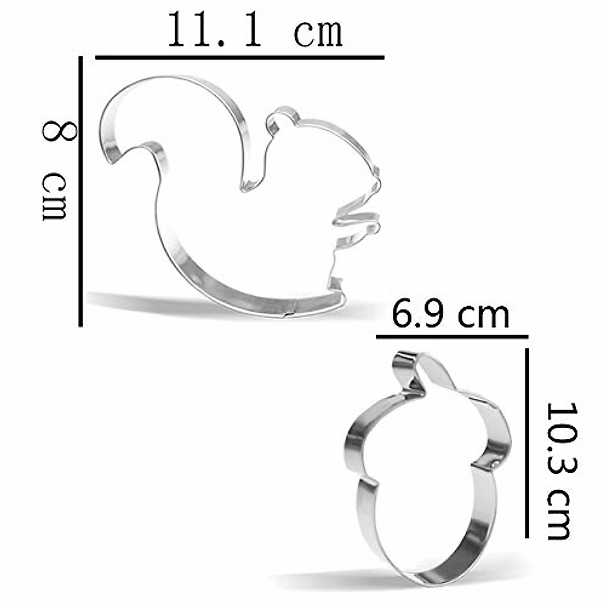 Large Fall Thanksgiving Cookie Cutter Set - 7 Piece - Stainless Steel