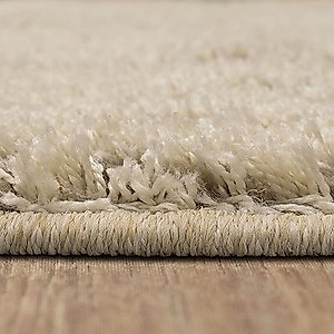 Mohawk Home Francesca Ornamental Medallion Light Gray 8' x 10' Shag Area Rug Perfect for Living Room, Dining Room, Office