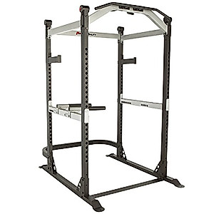 Fitness Reality X-Class Light Commercial High Capacity Olympic Power Cage, Without Lat Pull-Down Attachment, Grey
