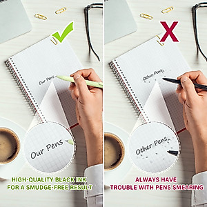 Drawdart 14 Pack Ballpoint Pens,Cute Pens for Note Taking,Pastel Pens Black Ink Medium Point 1.0mm,Retractable Pretty Journaling Pens Office Supplies for Women & Men, Best Gift Pens for Smooth Writing