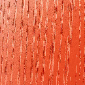 HROOME Cool Creative Floor Lamps Wood Tall Decorative Corner Reading Standing Swing Arm Light for Living Room Bedroom Office Farmhouse Kids Boys Girls Gift - with LED Bulb (Orange)