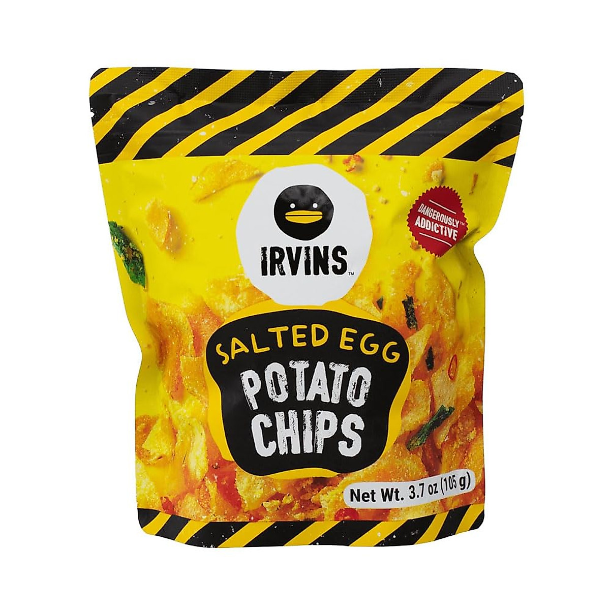 IRVINS Salted Egg Potato Chips Crisps 105g (Pack of 3)